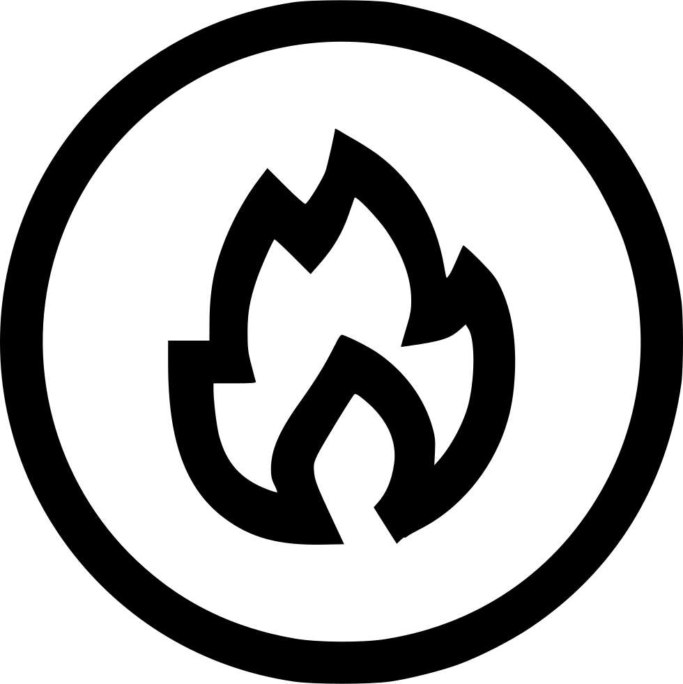 Fire Heat Blaze Bonfire Combustion Svg Png Icon Free - Combustión Png ...