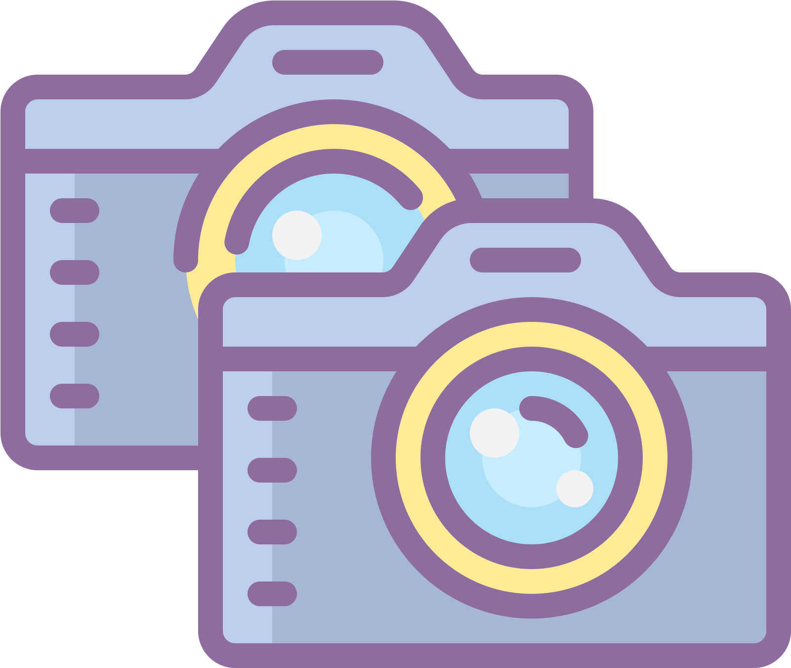 Download This Icon Is Two Cameras, One Below The Other - Camera Clipart ...