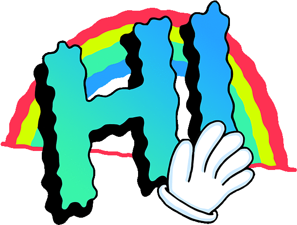 Hello Sticker By Sam Taylor For Ios - Hi Gif Transparent Clipart - Full ...