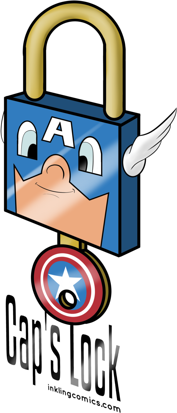 Cap's Lock Clipart - Full Size Clipart (#1895547) - PinClipart