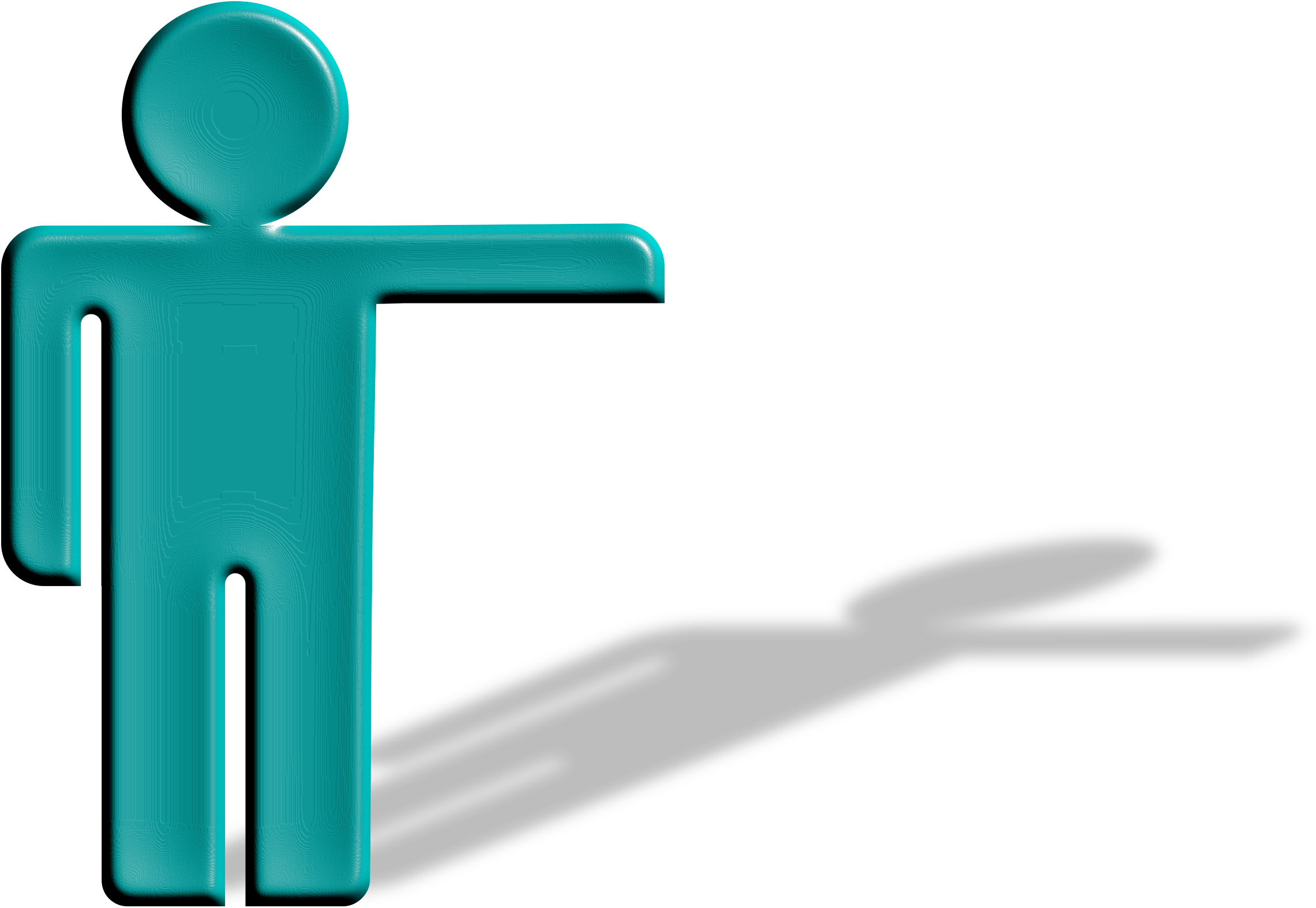 Download Big Image - Stick Figure With Shadow Clipart (#1896567 ...