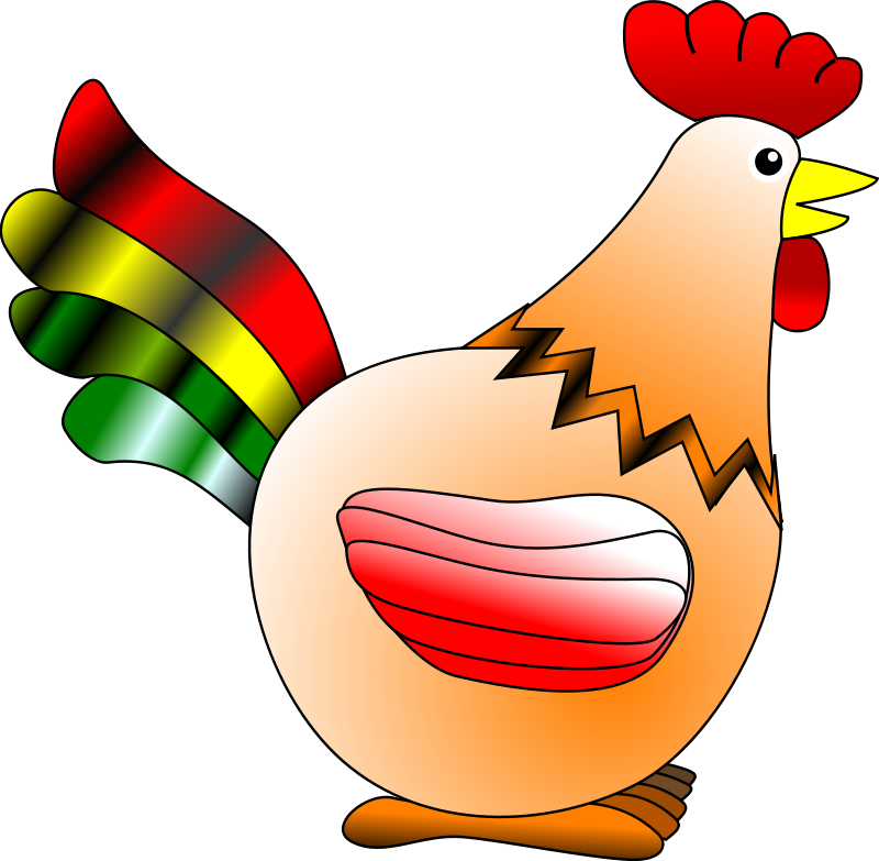 Jester Hat Clip Art - Custom Rooster Shower Curtain - Png Download ...