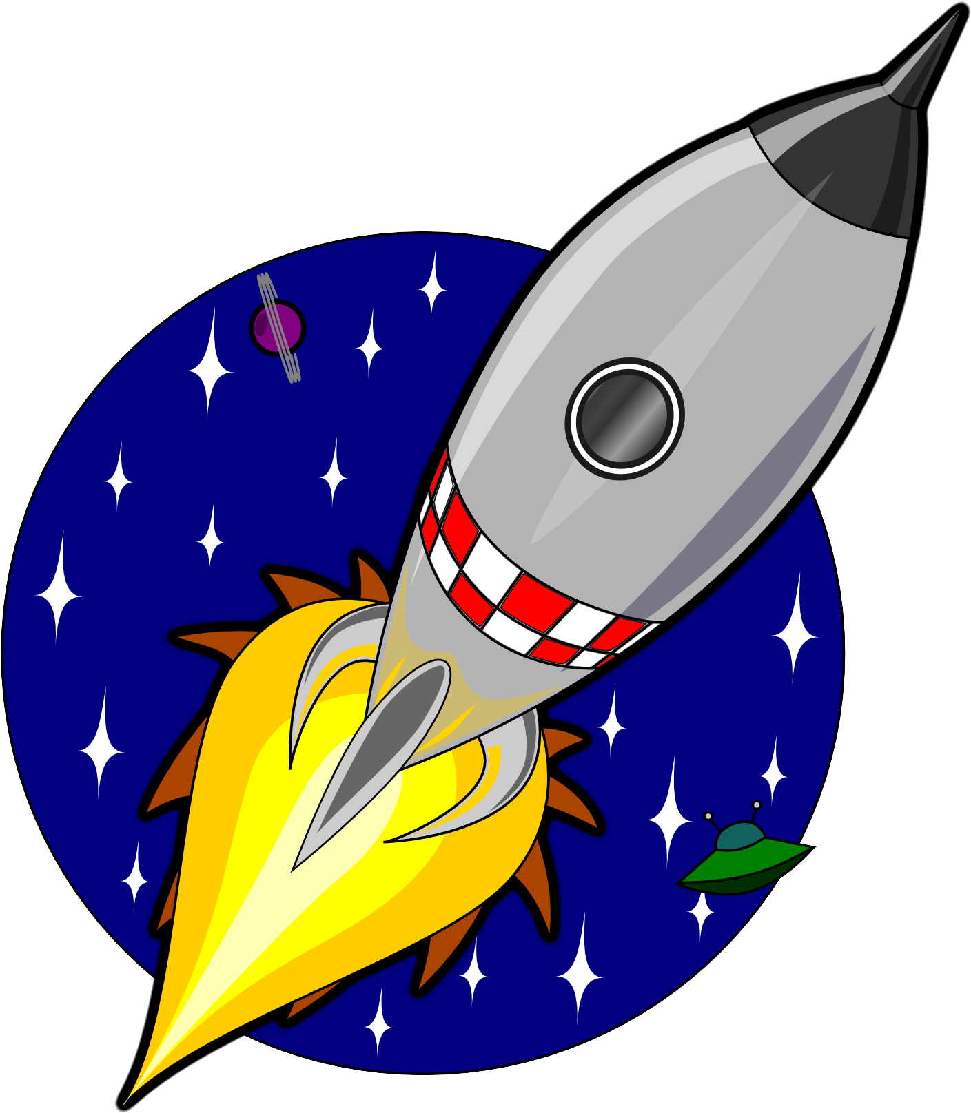 Download Spacecraft Rocket Cartoon Outer Space Cutout Animation - Space ...