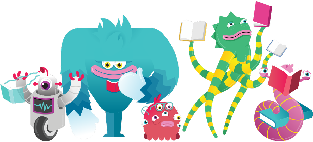 Of The @milwaukeepublib's Super Reader Squad - Cartoon Clipart - Full ...