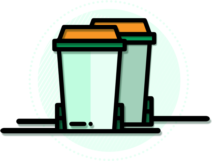 96 Gallon Trash Cart - Signature Waste Systems Clipart - Full Size ...