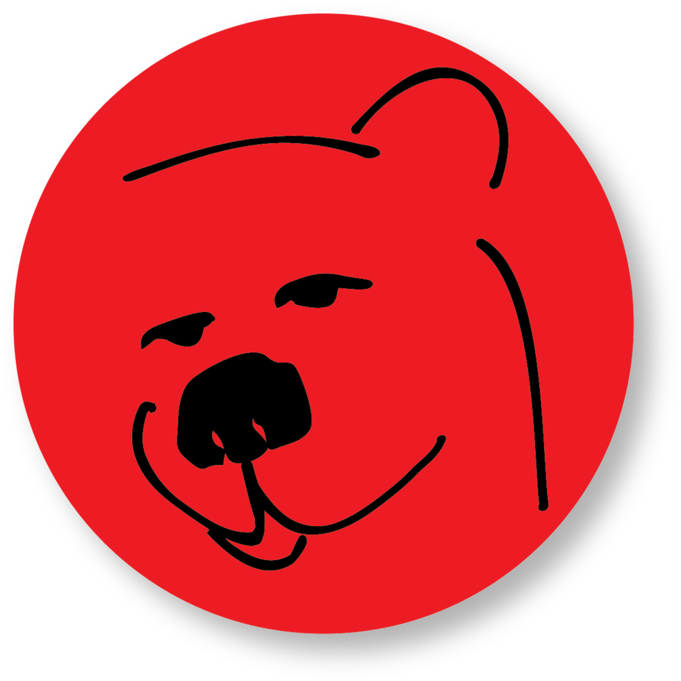 Red Bear Clip Art - Png Download - Full Size Clipart (#1909670 ...