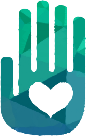 Hand Clipart Logo Brand - Heart - Png Download - Full Size Clipart ...