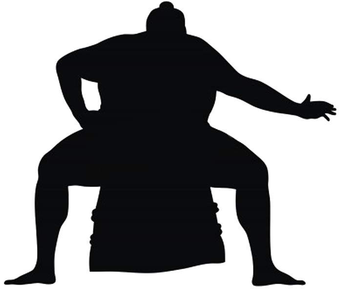 Image01 - Sumo Silhouette Clipart - Full Size Clipart (#1917442 ...