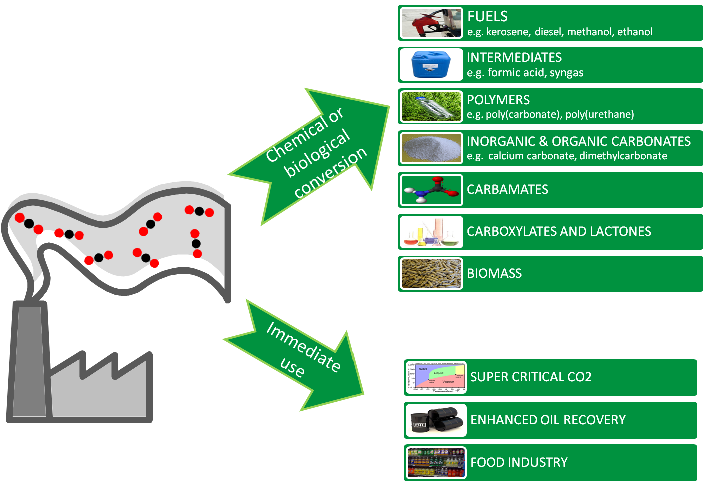 A Combined Biological And Chemical Flue Gas Utilization Clipart - Full ...