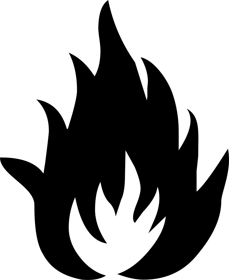 Png File - Flammable Symbol Clipart - Full Size Clipart (#1919884 ...