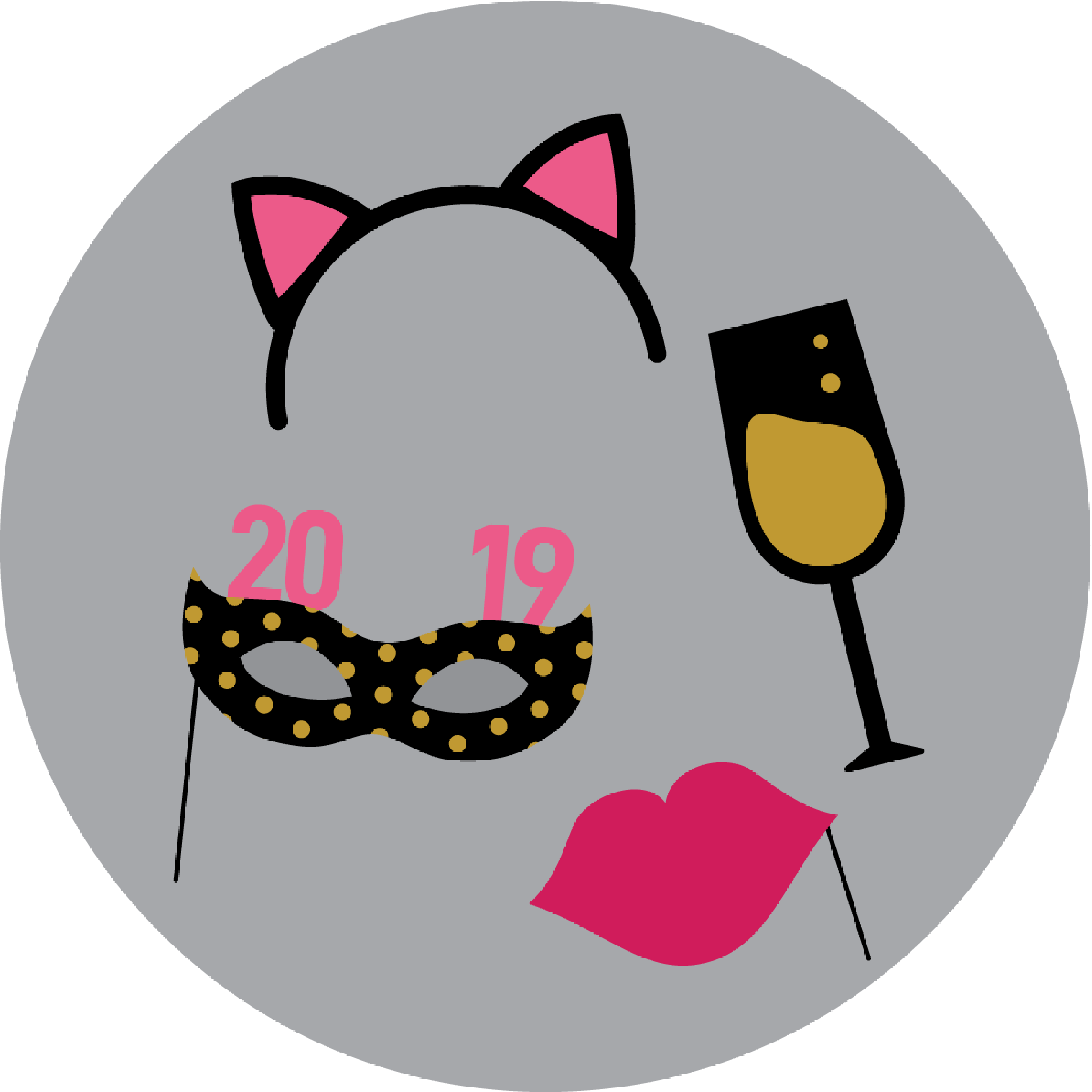 Photo Booth Props Cat - Cat Clipart - Full Size Clipart (#1921092 ...