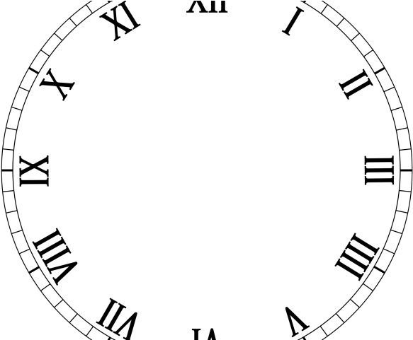 Blank Clock Clipart - Digital Watch Face Template - Png Download - Full ...