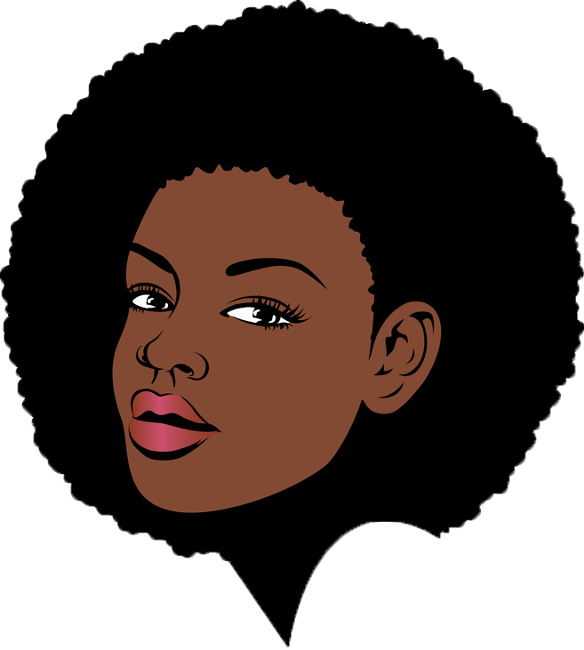 Album Review - Afro Lady Face Clipart - Full Size Clipart (#1928372 ...