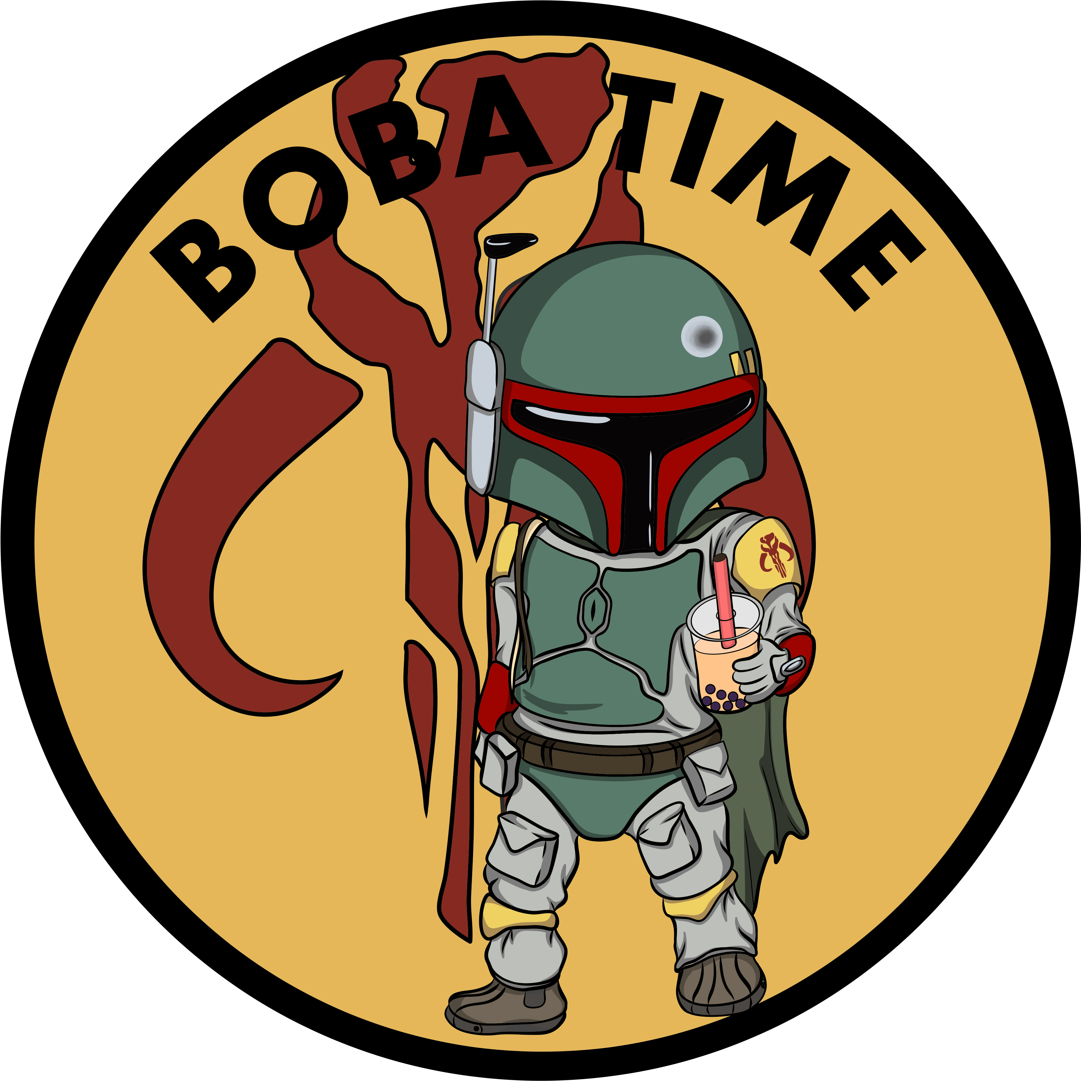 Image Of Boba Time - It's Boba Time Clipart - Full Size Clipart ...