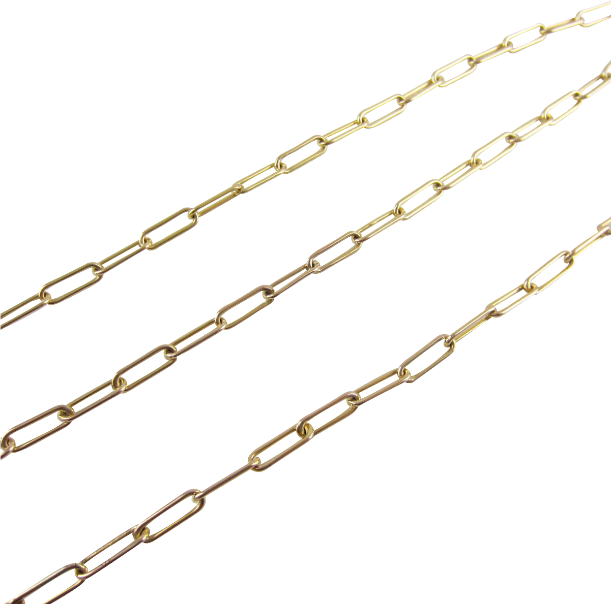 Paper Clip Chain Necklace - Png Download - Full Size Clipart (#1936540 ...