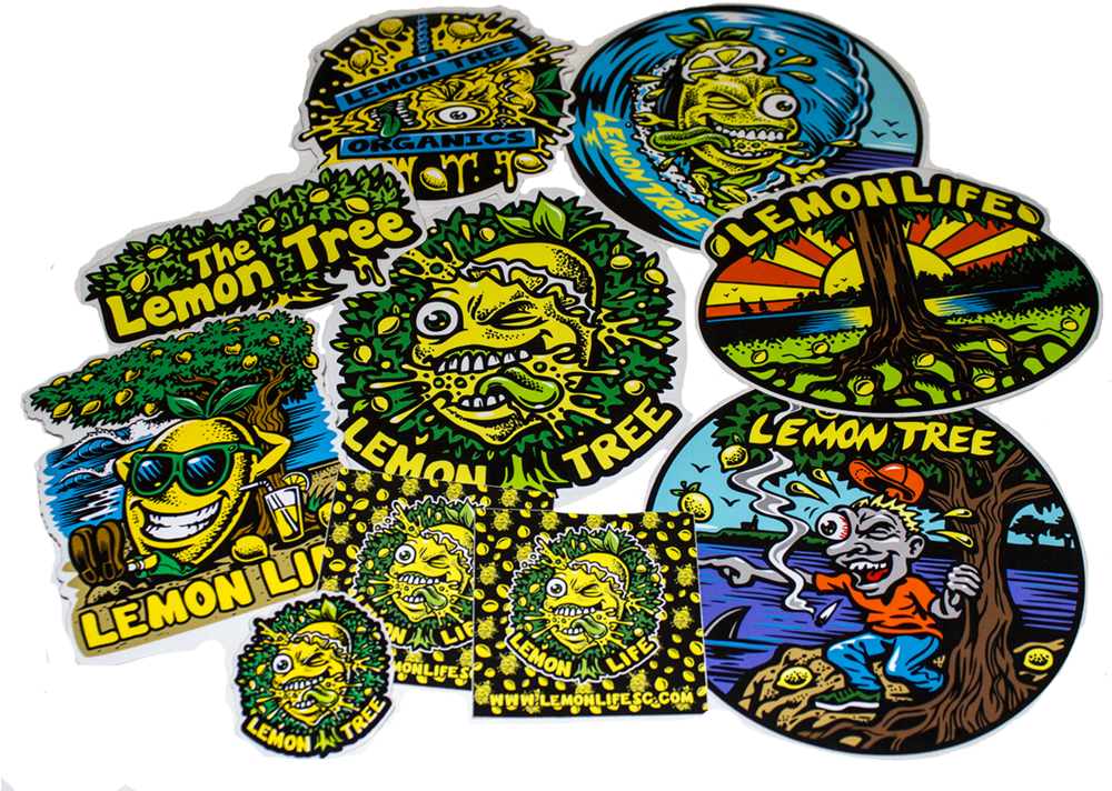 Download Lemon Life Sticker Pack - Lemon Tree Stickers Clipart ...