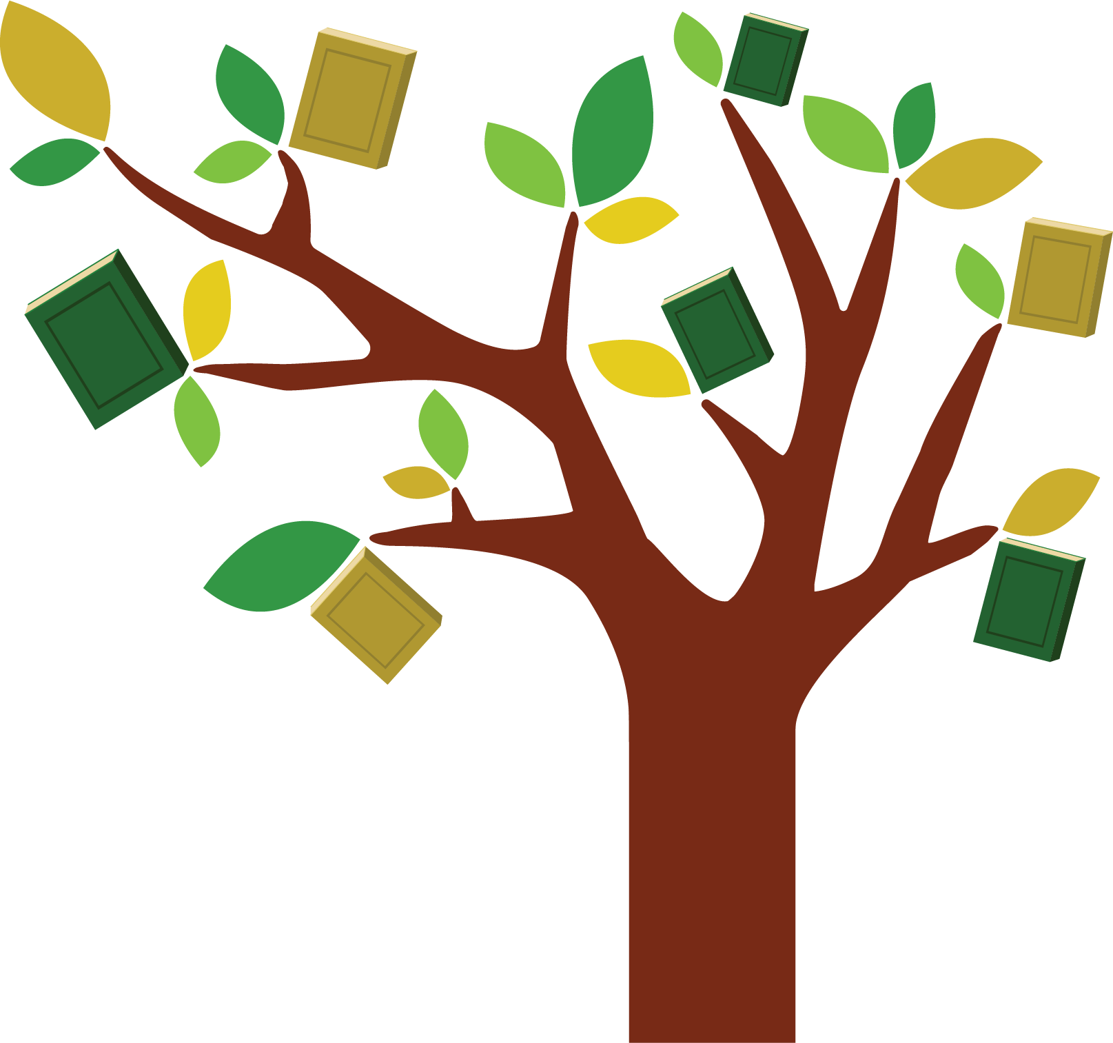 Book Tree - Reading Png Clipart - Full Size Clipart (#1939878) - PinClipart