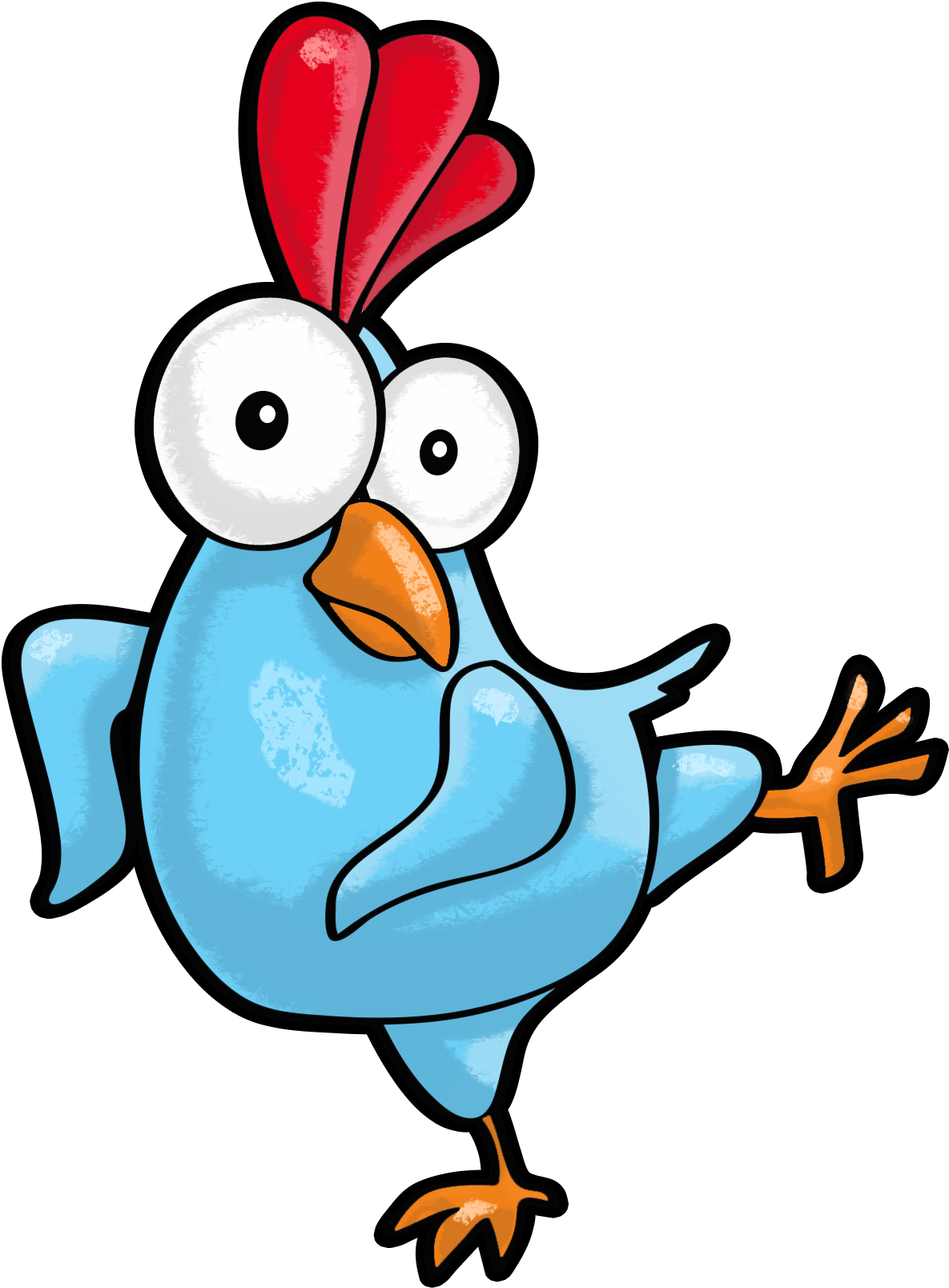 Fun Rooster Characters For Rooster Race Game Clipart - Full Size ...