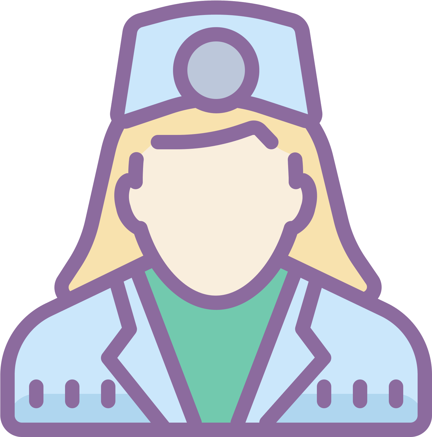 Doctor Female Icon - Nurse Red Clipart - Png Download - Full Size ...