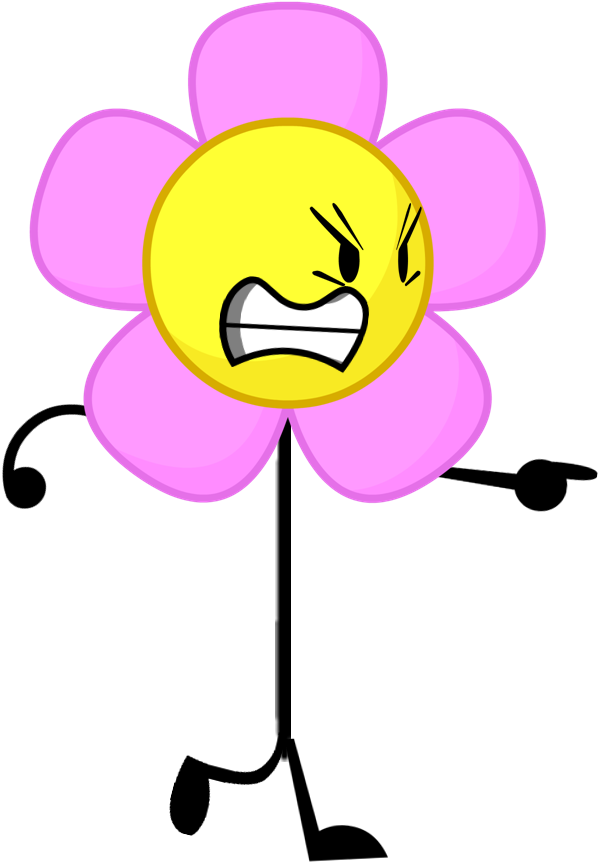 Flower Pose - Flower Pose Bfdi Clipart - Full Size Clipart (#1950494 ...