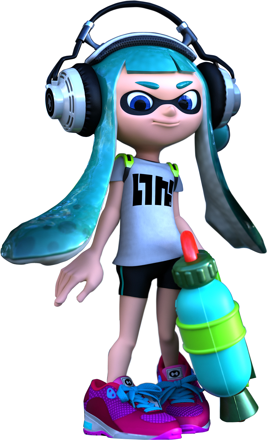 Download Inkling Girl Png Picture Black And White Download - Splatoon ...
