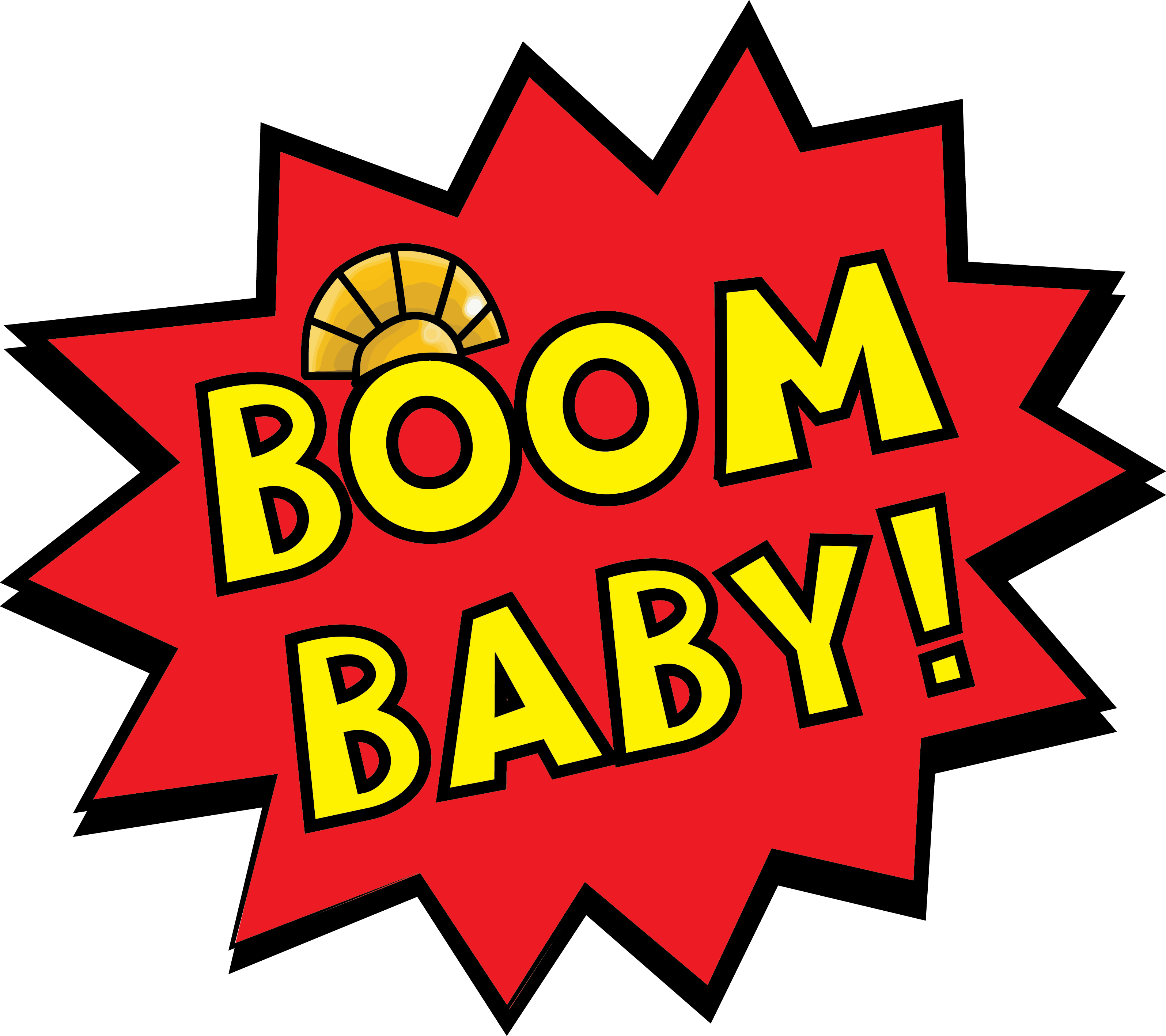Boom Baby Magnet - Green Clipart - Full Size Clipart (#1955924 ...