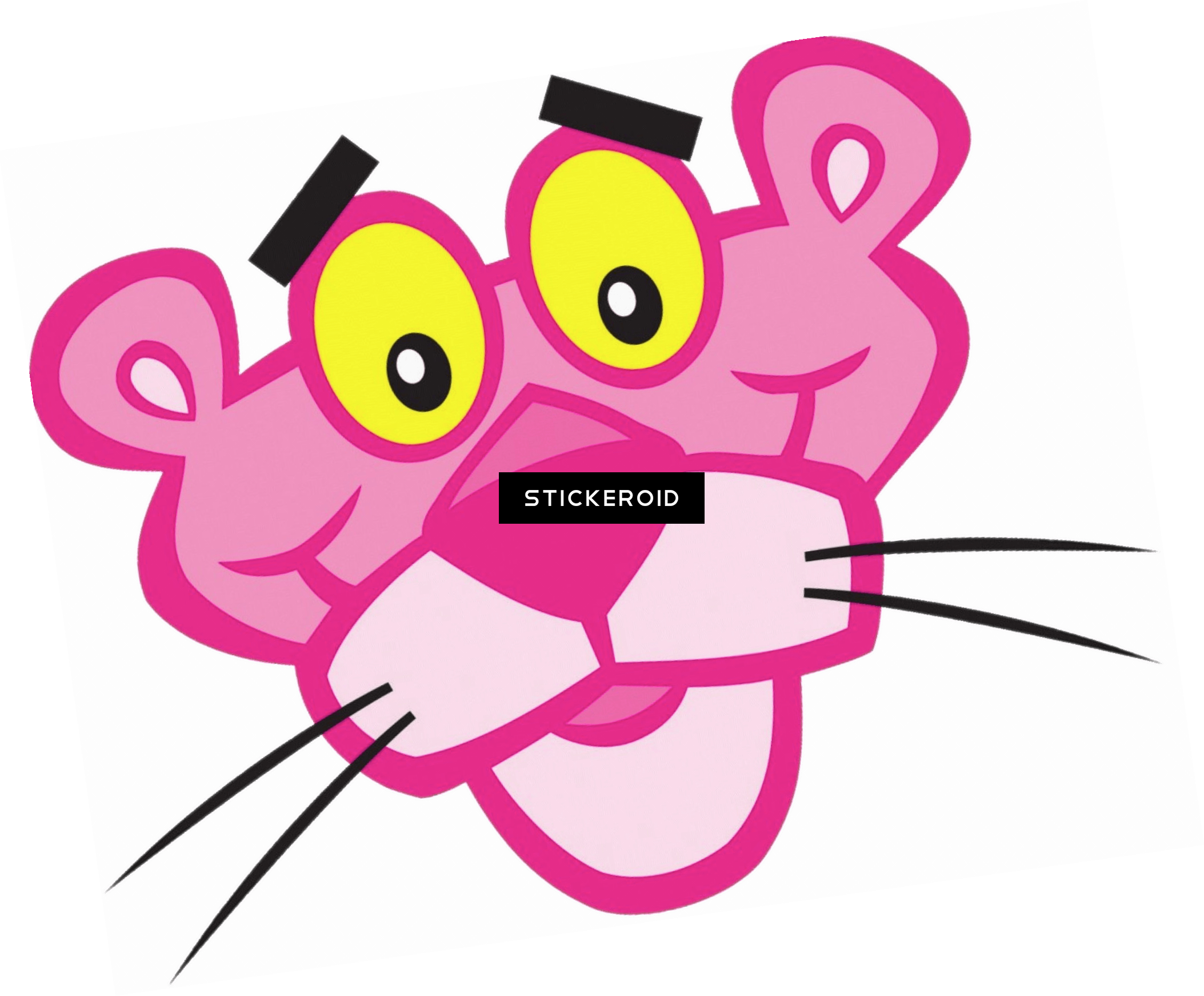 Pink Panther - Simple Embroidery Designs Of Cartoon Clipart - Full Size ...