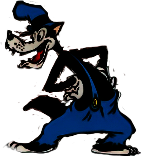 Bigbadwolf Cartoonwolf Cartoon Wolf Artwork Art Color - Big Bad Wolf ...