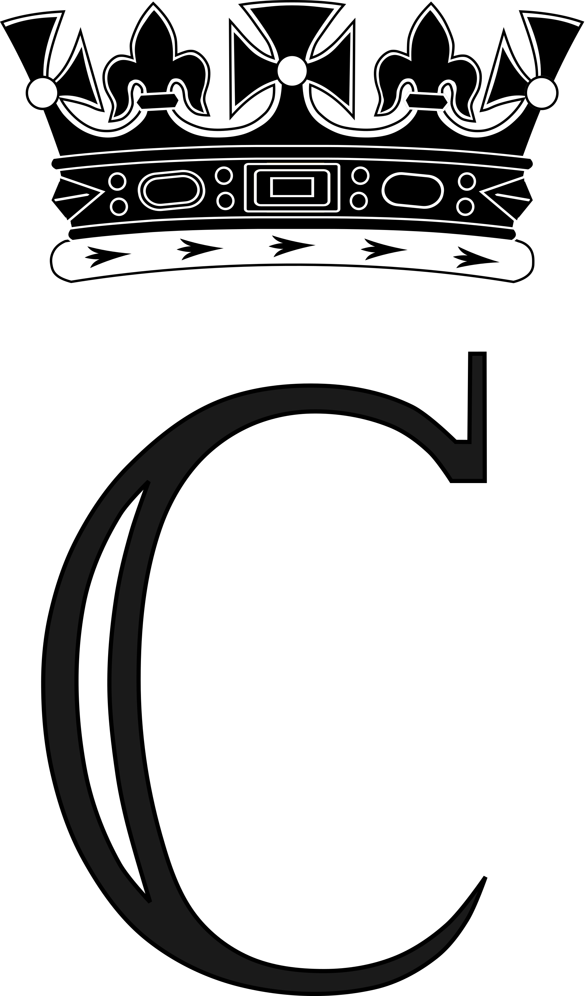 Picture Royalty Free Stock File Royal Monogram Of Charles - Prince ...