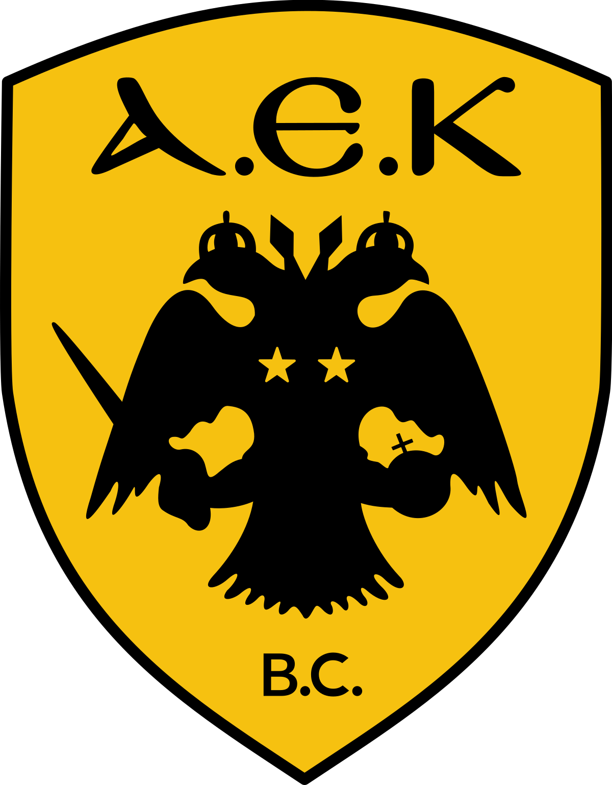 Aek Athens Basketball Logo Clipart - Full Size Clipart (#1996317 ...
