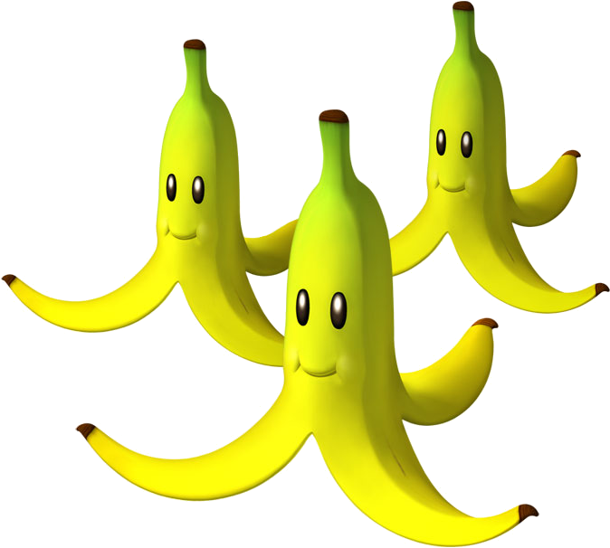 Download Triple Banana Mario Kart Clipart (#1999101) - PinClipart