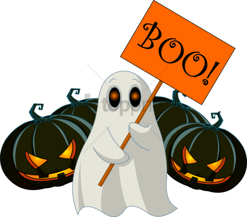 Boo Off Stage Clip Art - Don T Be Spooked - Png Download - Full Size ...