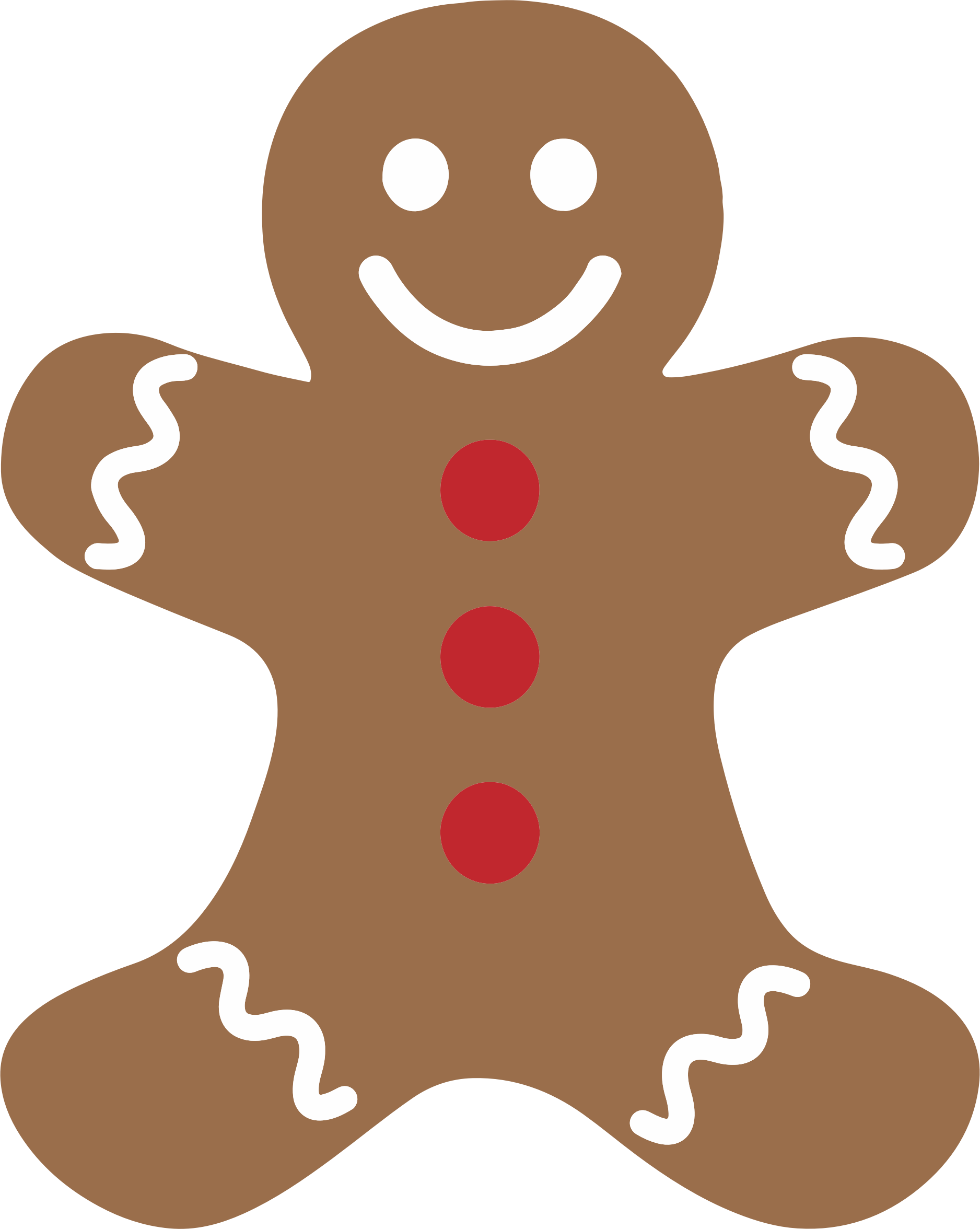 Clipart Eaten Gingerbread Man Clipartfest - Christmas Clipart ...