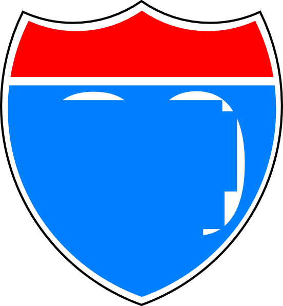 Blank Interstate Sign Clipart - Full Size Clipart (#27732) - PinClipart