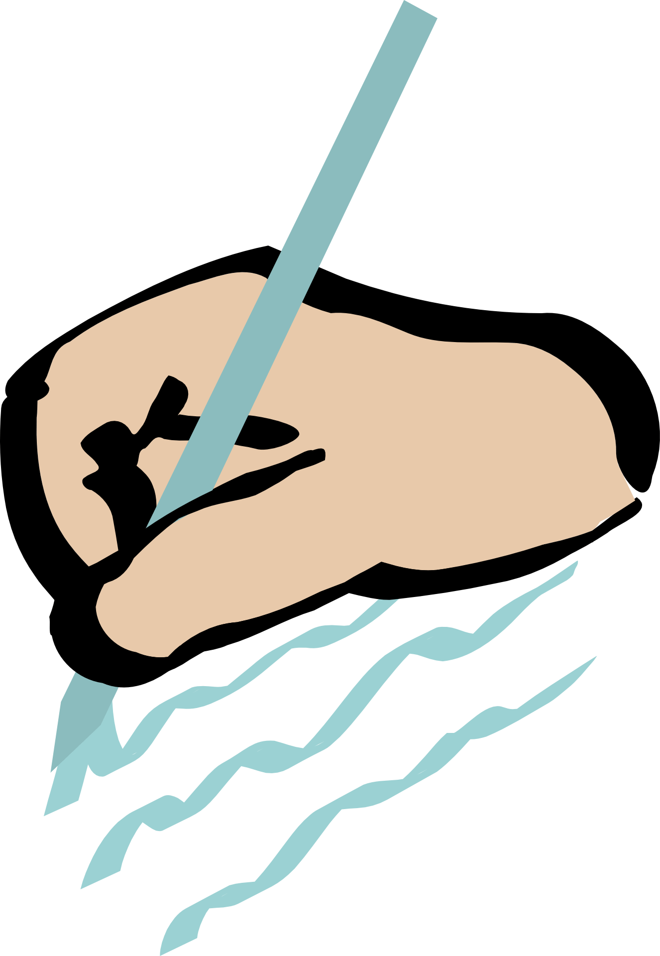 Hand Writing Clip Art Black And White - Writing Clip Art - Png Download ...