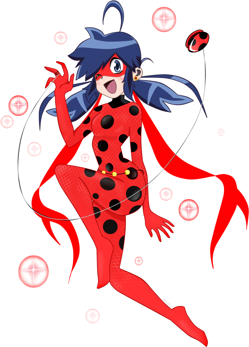 Miraculous Ladybug 2d - Ladybug Pv Clipart - Full Size Clipart (#204468 ...