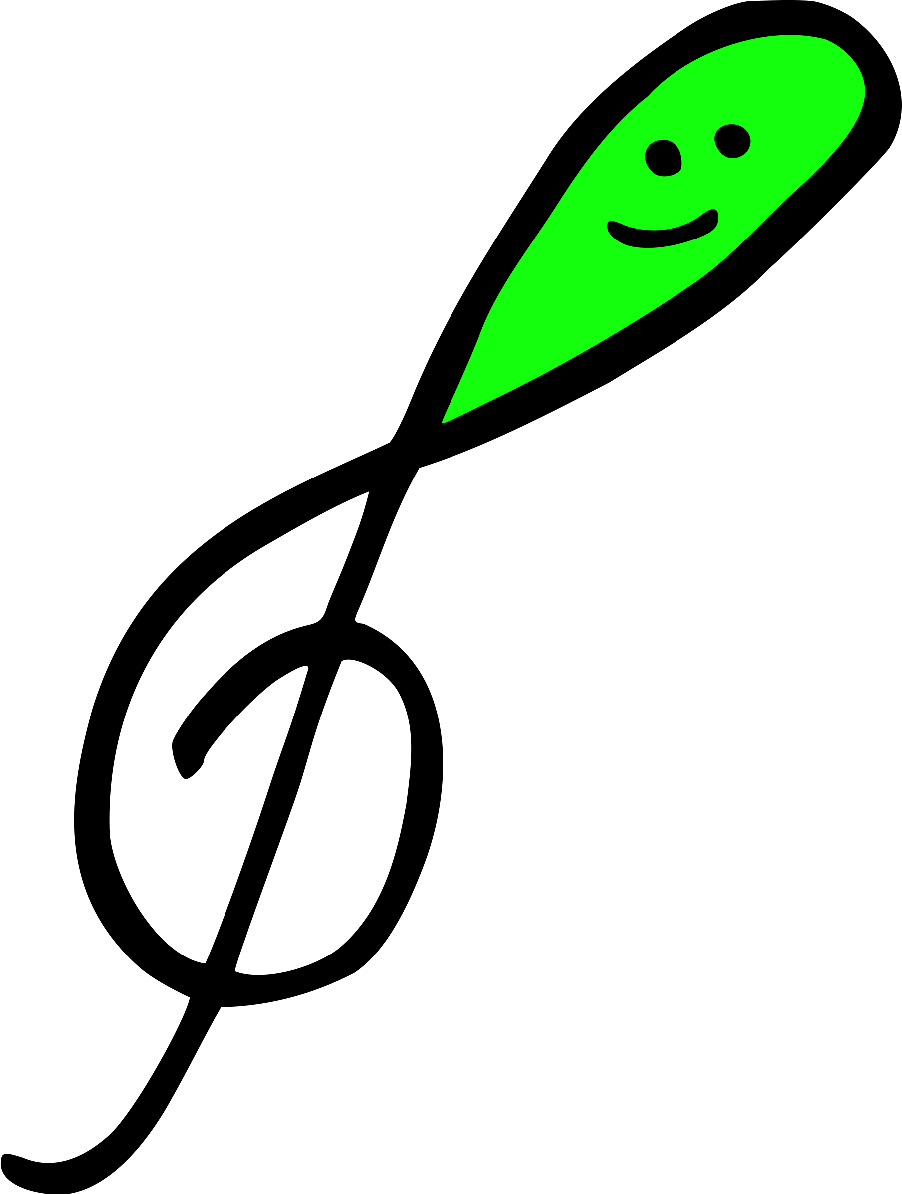 Happy Treble Clef Clipart - Full Size Clipart (#204720) - PinClipart