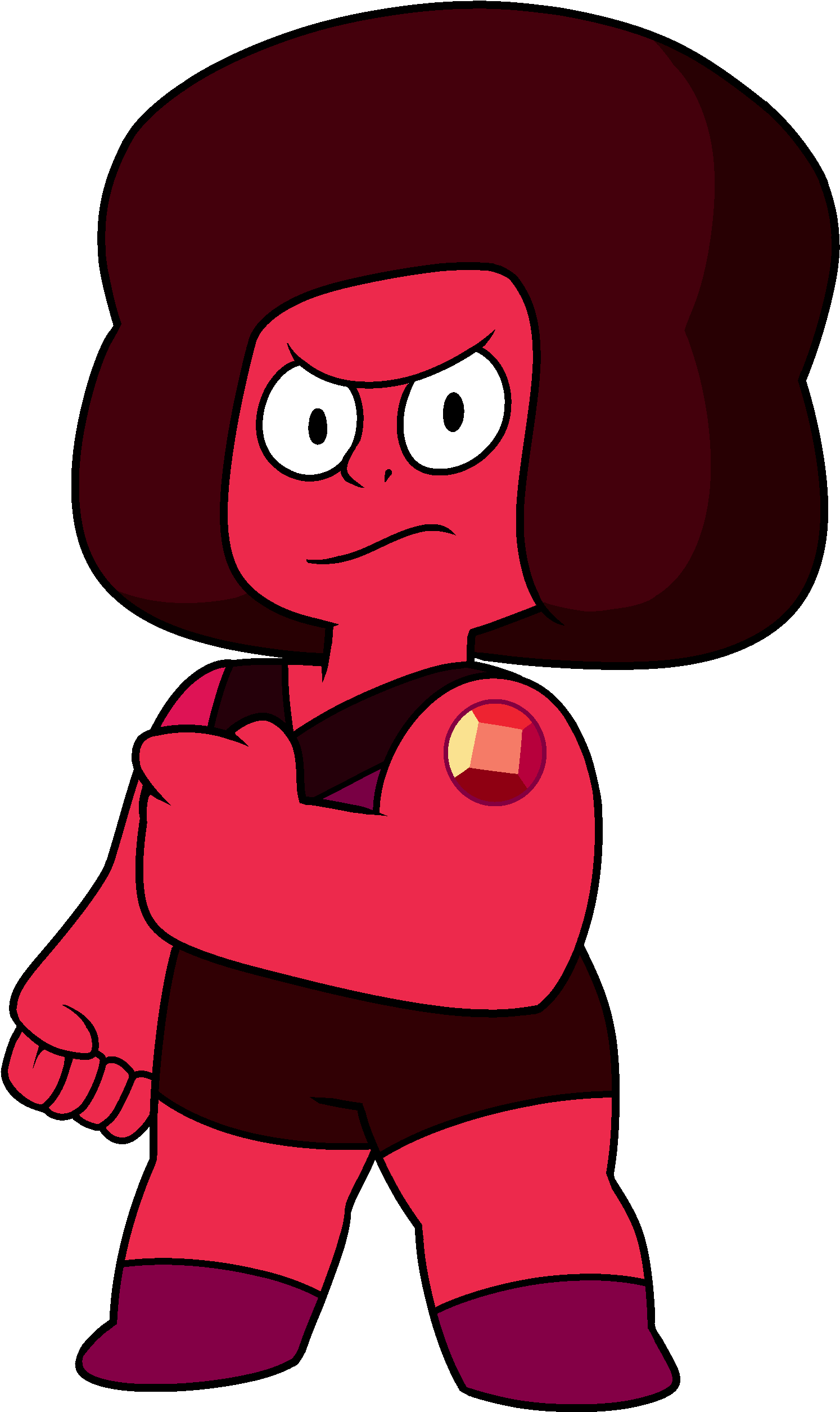 R Stevenuniverse Weekly Character - Steven Universe Ruby Army Clipart ...