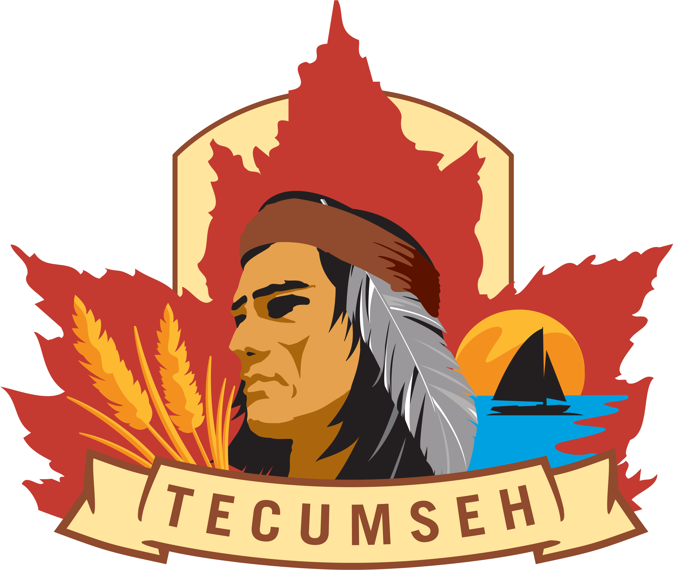 Senior Fitness Around Town Program - Town Of Tecumseh Logo Clipart ...