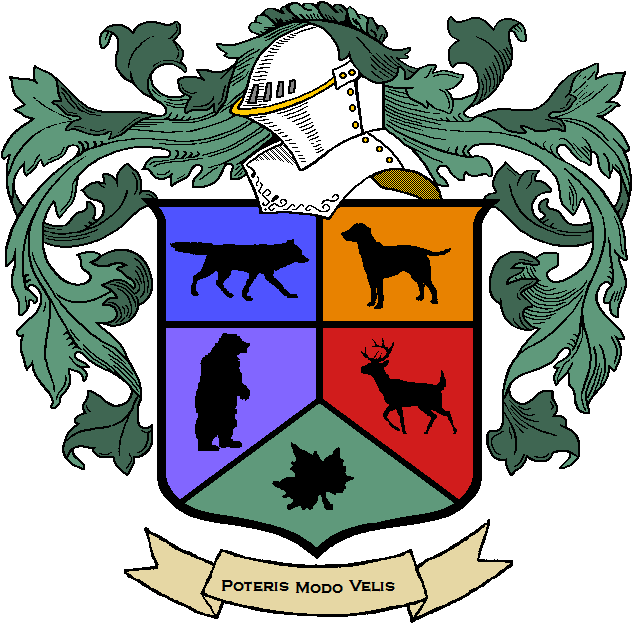 Delesfee School Of Magic - Bowers Family Crest Ireland Clipart - Full ...