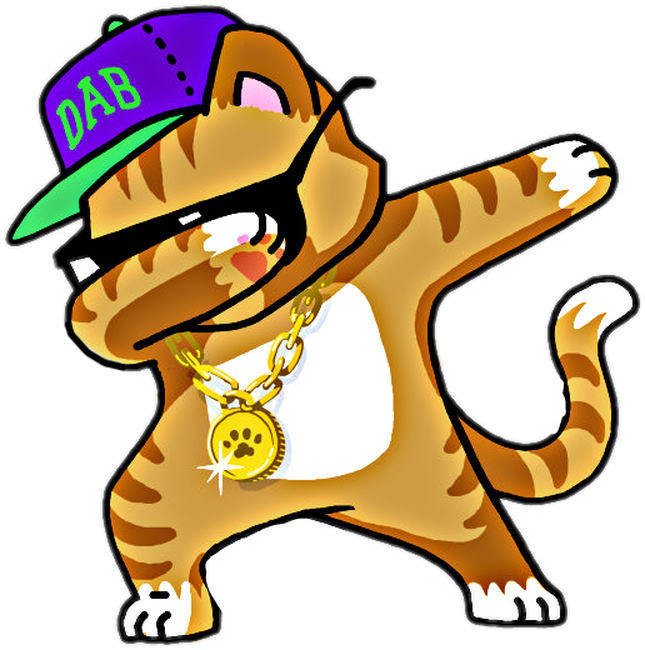 Download Cool Cat Dab - Dabbing Cat Funny Shirt Dab Hip Hop Dabbing ...