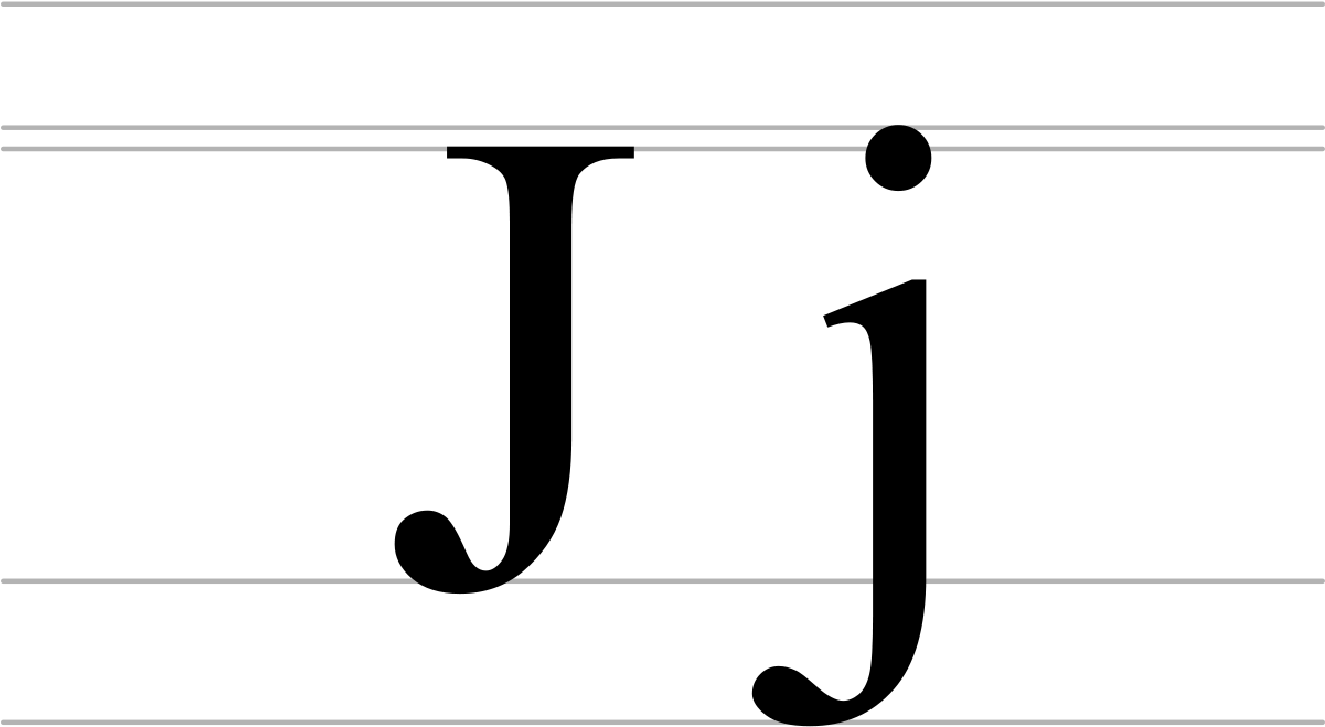 Capital And Lowercase J Clipart - Full Size Clipart (#2010599) - PinClipart