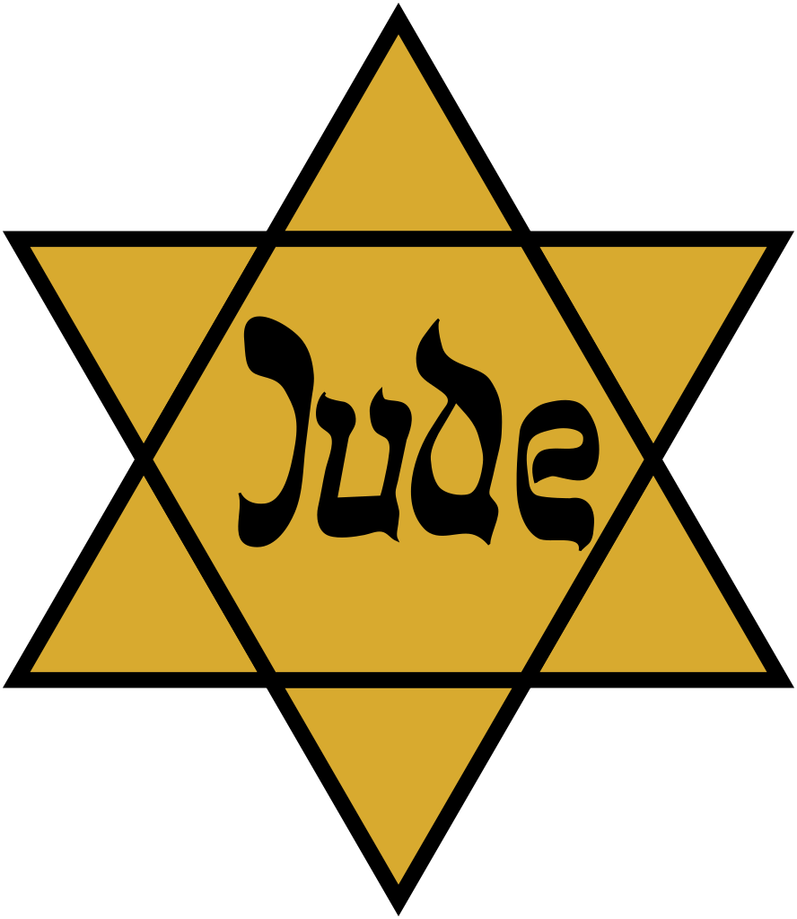 File - Yellowbadge Logo - Svg - Yellow Star Of David Clipart - Full ...