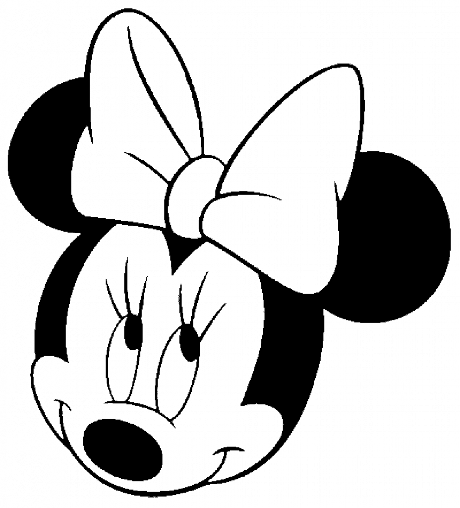 Download Minnie Mouse Clip Art Black And White Free Clipart - Small ...