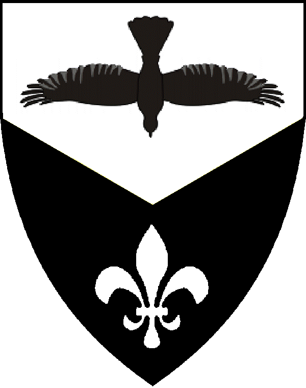 Olaf Brainerd, Per Chevron Inverted Argent And Sable, - Raven Heraldry ...
