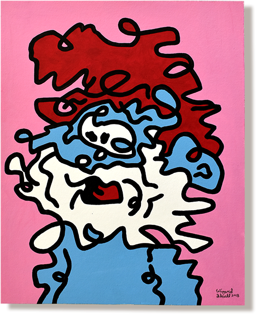 'wiggly Smurf' By Wizard Skull Clipart - Full Size Clipart (#2020266 ...