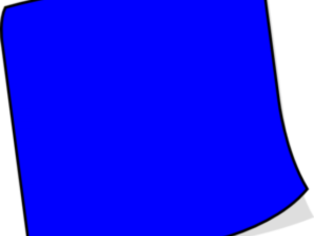 Note Clipart Blue - Post-it Note - Png Download - Full Size Clipart ...