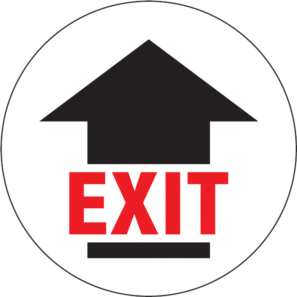 Exit With Arrow Graphic - Metamorphic Rock Clipart - Full Size Clipart ...