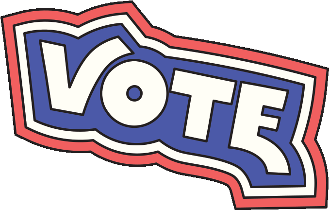 Voting Election 2018 Sticker By Martina Martian Clipart - Full Size ...