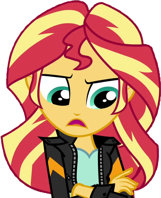 Artist Fella Clothes Equestria Girls Female - Sunset Shimmer Clipart ...